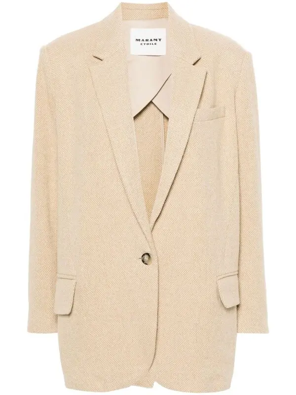 MARANT ETOILE Cikaito Blazer - Neutrals