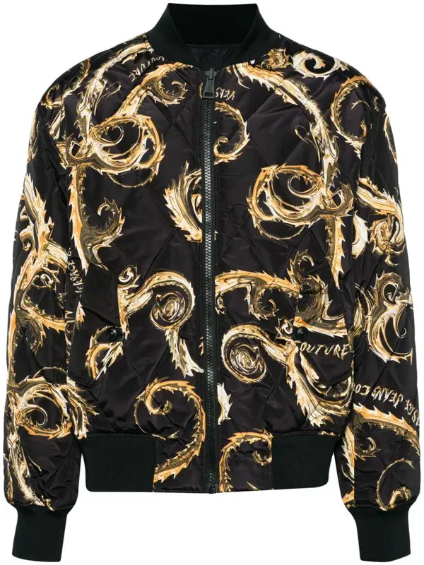 Versace Reversible Padded Bomber Jacket