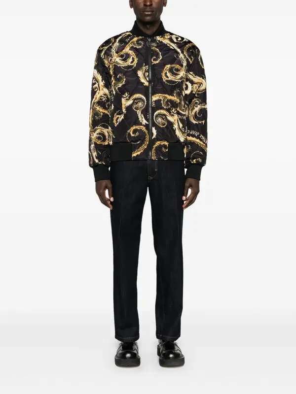 Versace Reversible Padded Bomber Jacket