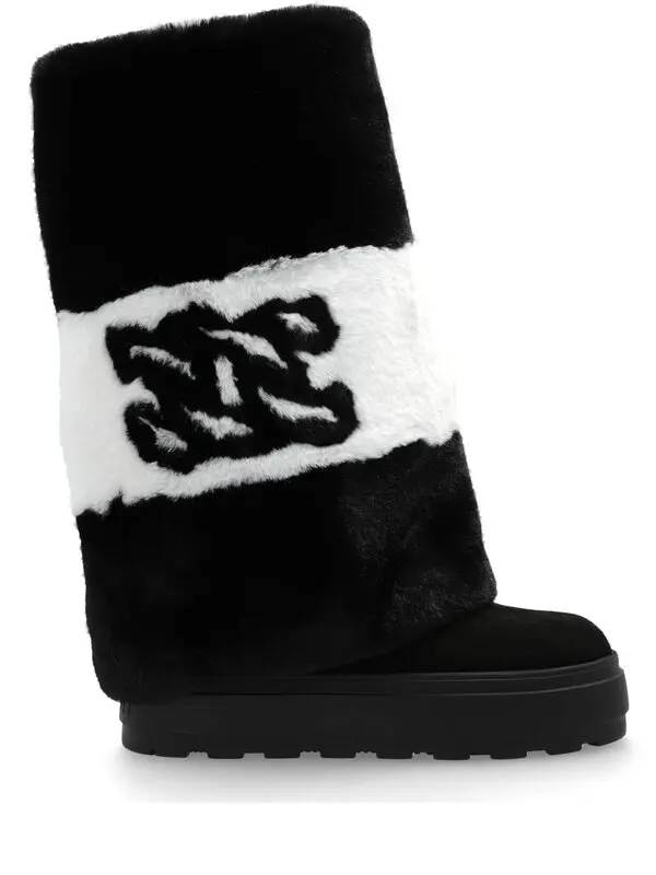 Casadei Logo-embroidered Boots