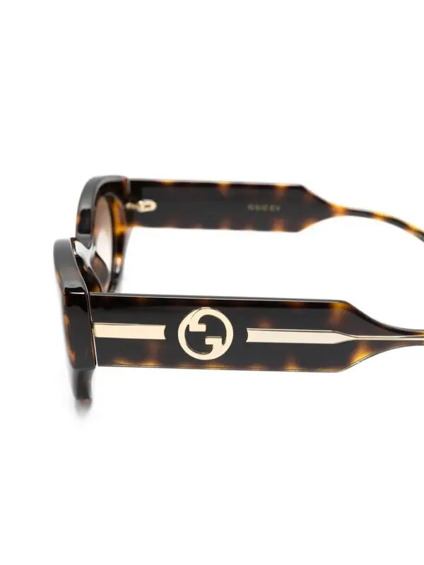 Gucci Oval-frame Sunglasses