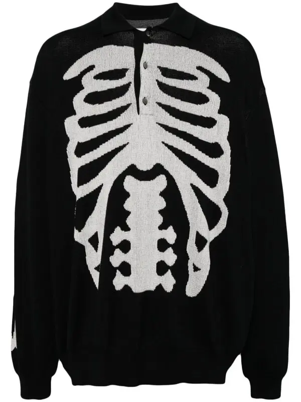 TAKAHIROMIYASHITA THESOLOIST. Skeleton-print Sweater