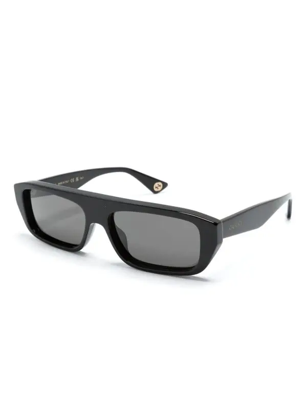 Gucci Rectangle-frame Tinted Sunglasses