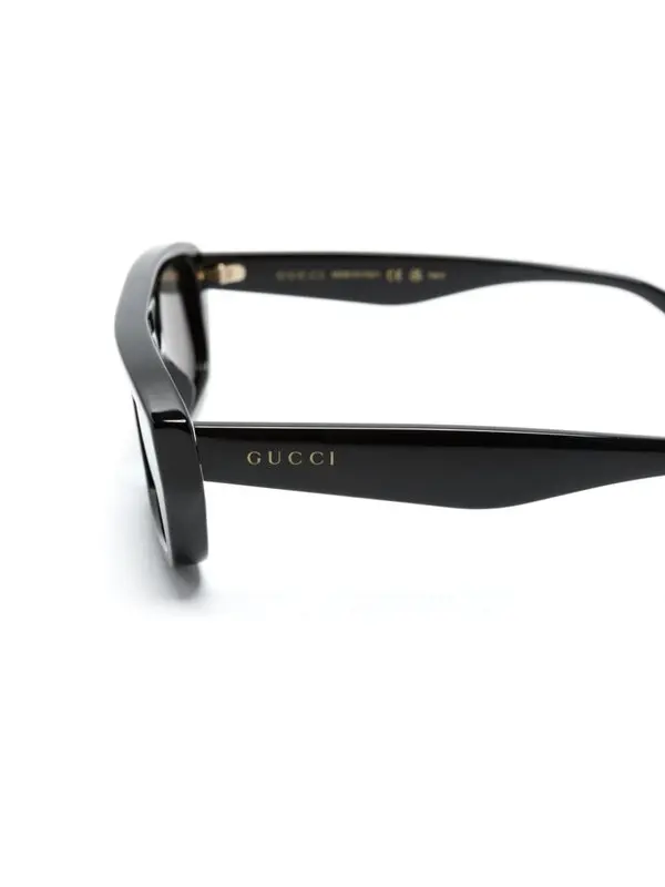 Gucci Rectangle-frame Tinted Sunglasses