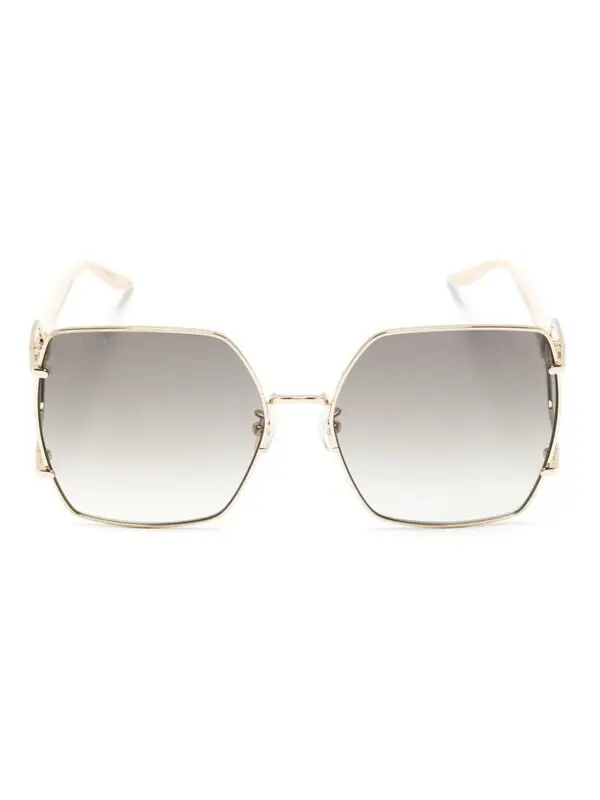 Gucci Oversized Sunglasses - Neutrals