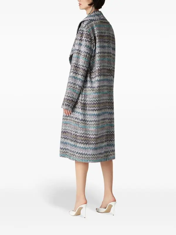 Missoni Zigzag Woven Mid-length Coat