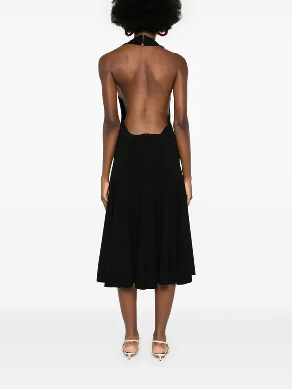 Jacquemus La Robe Favola Midi Dress - Black
