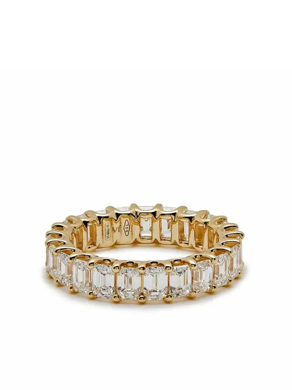 JEWELS AFICIONADO 18kt Yellow Diamond Eternity Ring - Gold