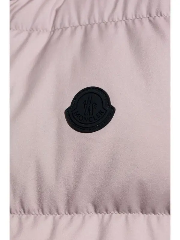 Moncler Fedare Logo-patch Down Gilet - Pink