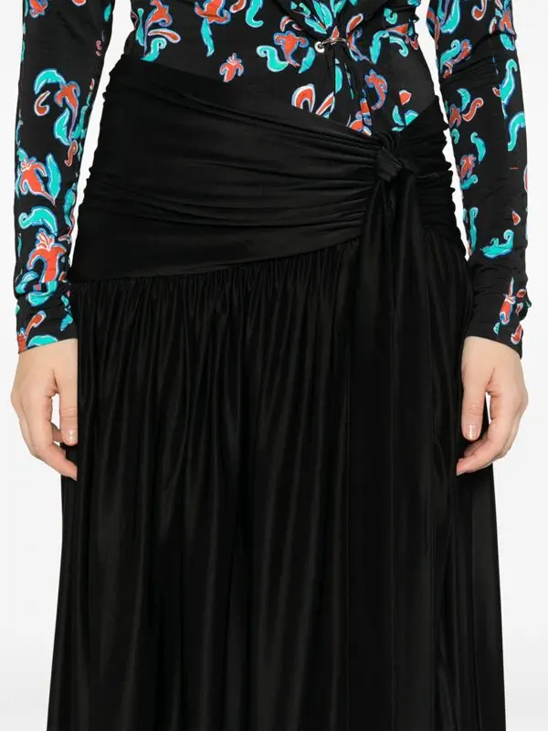 Rabanne Bow-detail Midi Skirt
