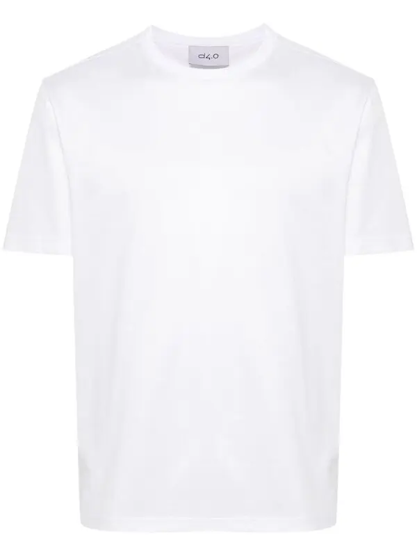 D4.0 Cotton T-shirt - White