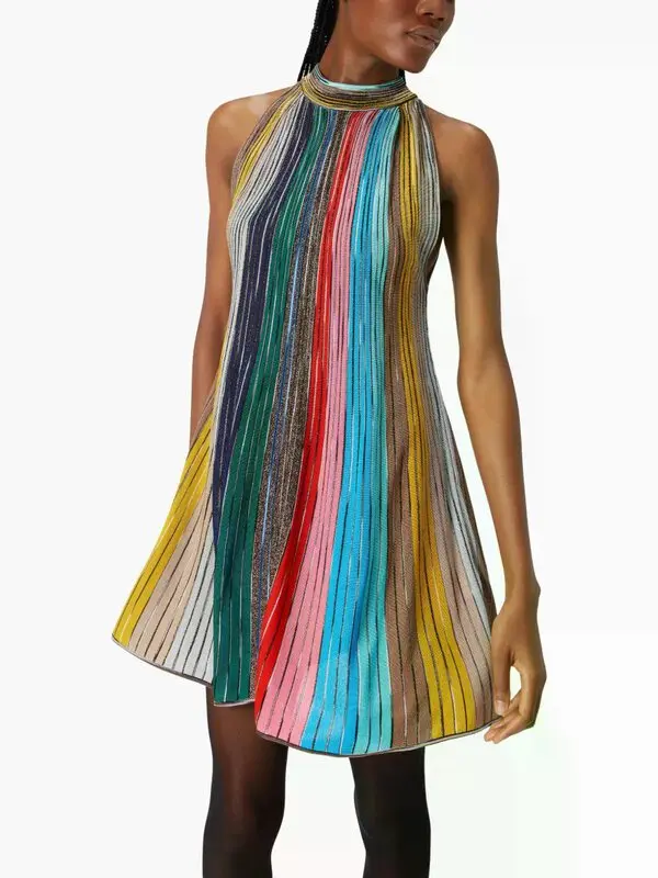 missoni pleated dress Long sleeveless dress in lam pleated knit