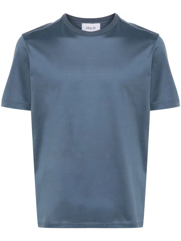 D4.0 Cotton T-shirt - Blue