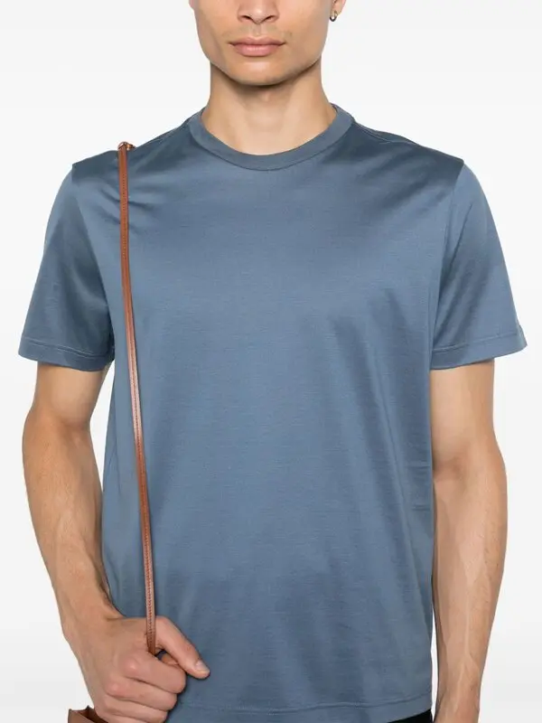 D4.0 Cotton T-shirt - Blue