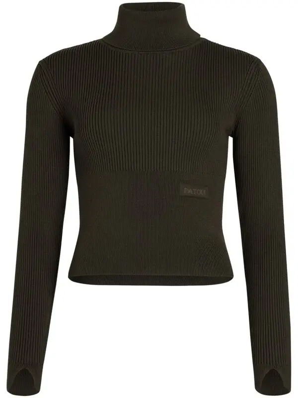 PATOU Ribbed Roll-neck Sweater
