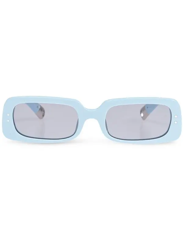 Jacquemus Azzuro Rectangle Sunglasses - Blue