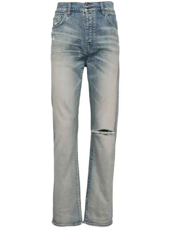 Amiri Slash Straight-leg Jeans