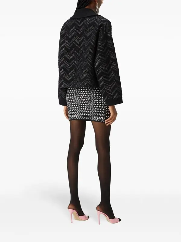 Missoni Zigzag Lamé Mini Skirt