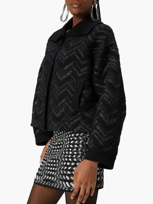 Missoni Zigzag Lamé Mini Skirt