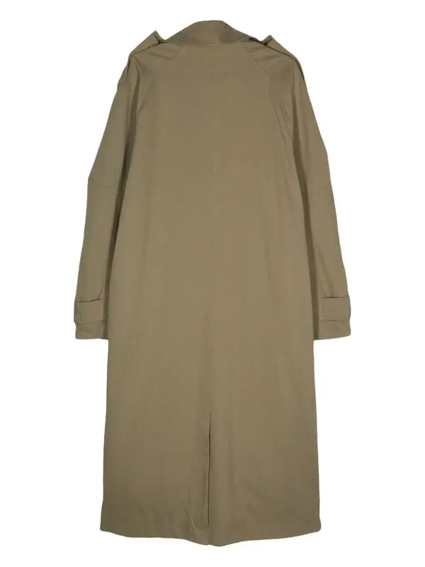 ENTIRE STUDIOS DOUBLE BREASTED コート Entire Studios Double-Breasted Trench Coat In Green - 50% Off