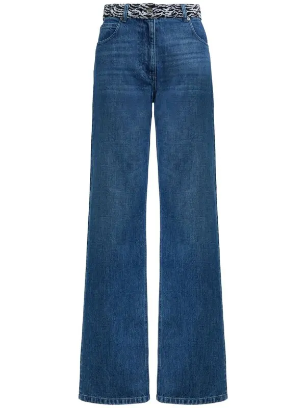 Missoni Knitted-panel Jeans