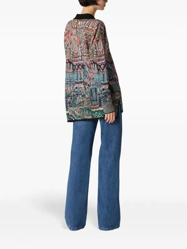 Missoni Knitted-panel Jeans