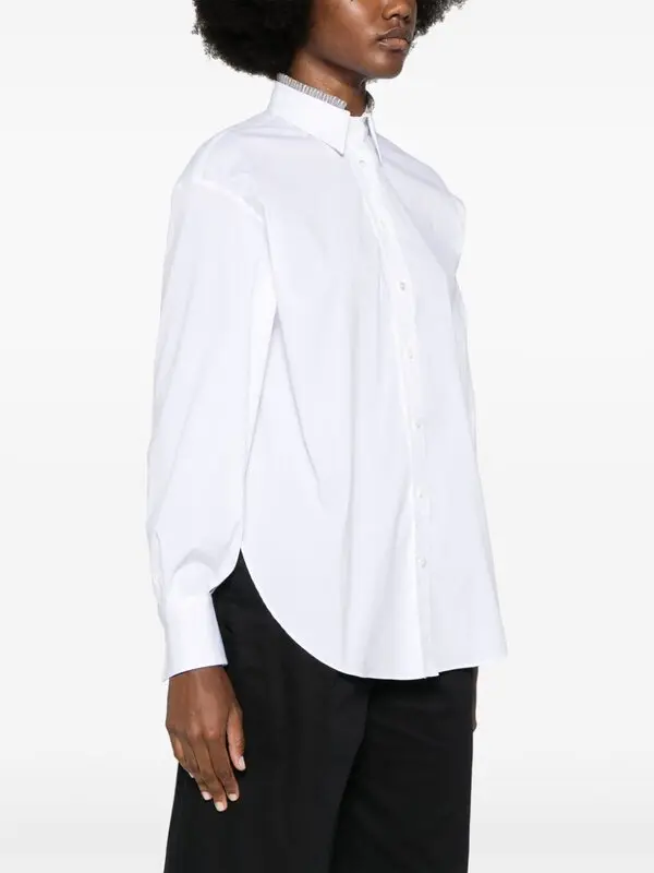 Brunello Cucinelli Bead-detailed Shirt