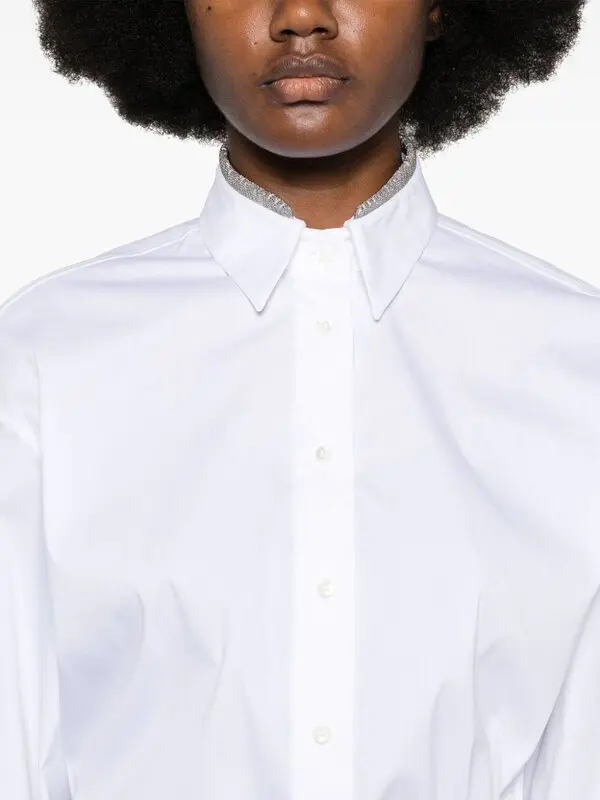 Brunello Cucinelli Bead-detailed Shirt