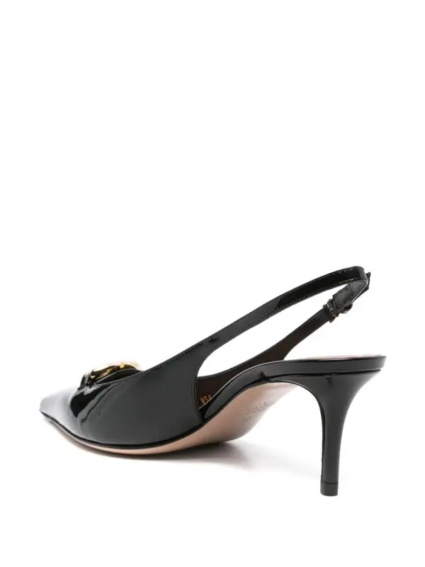 Valentino Garavani Vlogo Slingback Pumps - Black