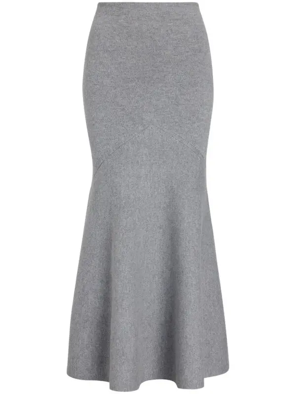 Patou Wool Peplum Skirt