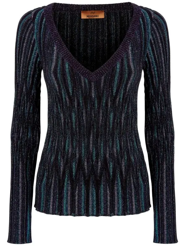 Missoni Metallic-threading Knitted Jumper