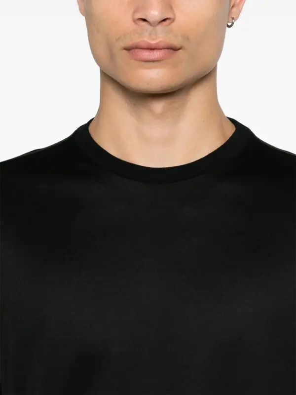 D4.0 Cotton T-shirt - Black