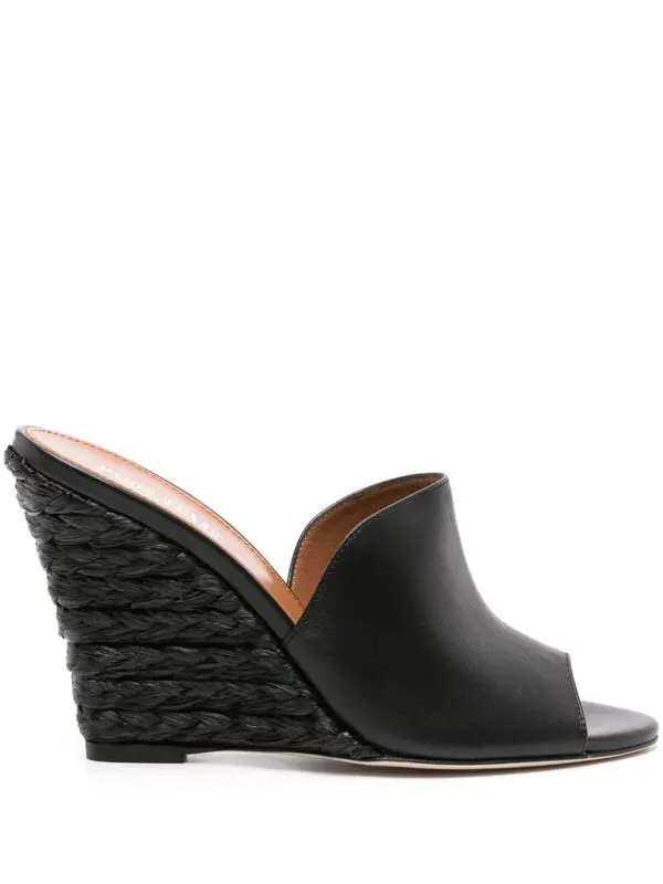 Paris Texas Deia 100mm Leather Mules