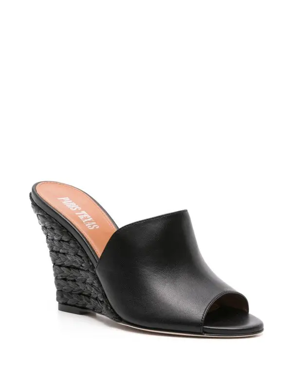 Paris Texas Deia 100mm Leather Mules