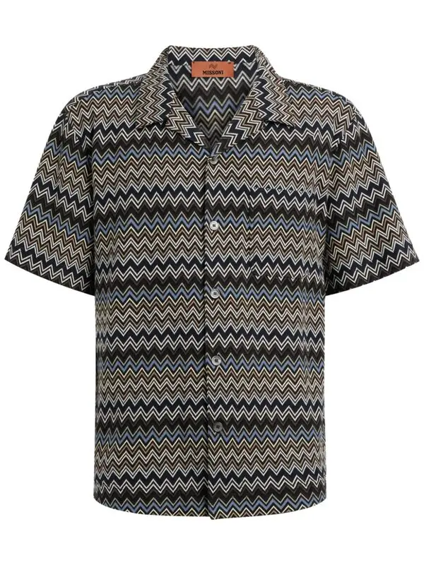 Missoni Zigzag Bowling Shirt - Multicolour