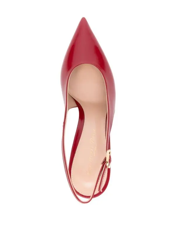 GIANVITO ROSSI Robbie 85mm Slingback Pumps - Red