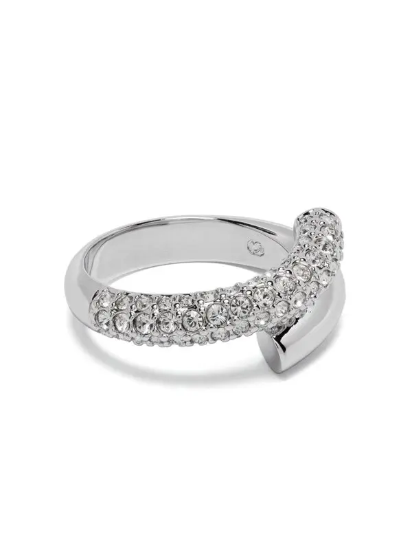SWAROVSKI Dextera Crystal Embellished Ring - Silver