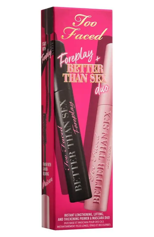 TOO FACED Foreplay & Better Than Sex Mascara Set