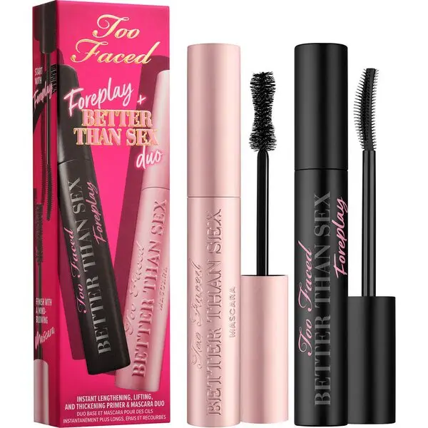 TOO FACED Foreplay & Better Than Sex Mascara Set - Black