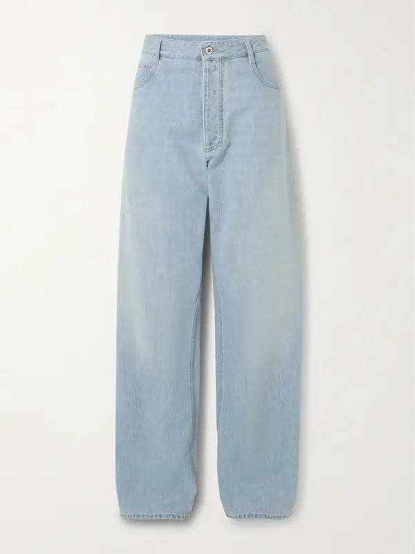 Bottega Veneta High-rise Wide-leg Jeans - Blue