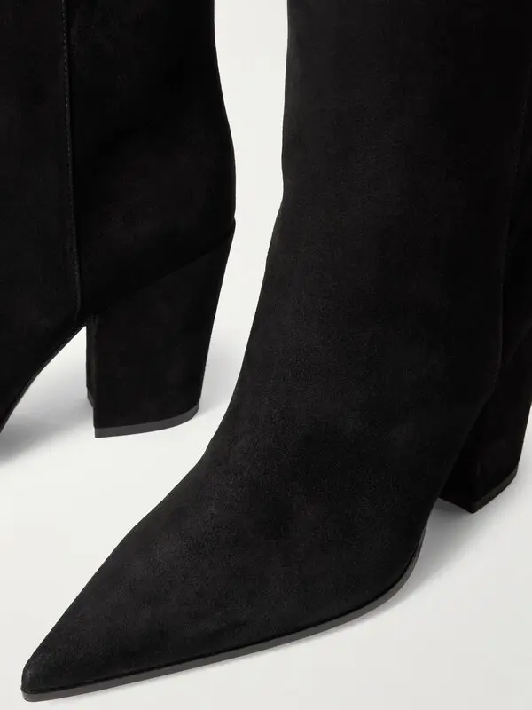 GIANVITO ROSSI Camoscio 90 Suede Ankle Boots