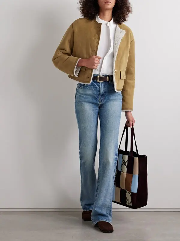 NILI LOTAN Zanie Shearling Jacket