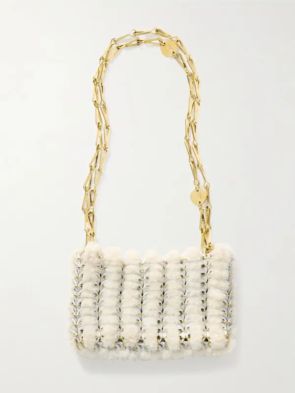 Rabanne 1969 Nano Embellished Shoulder Bag
