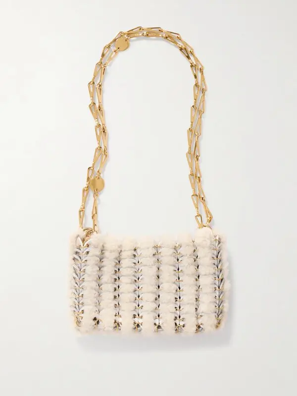 Rabanne 1969 Nano Embellished Shoulder Bag
