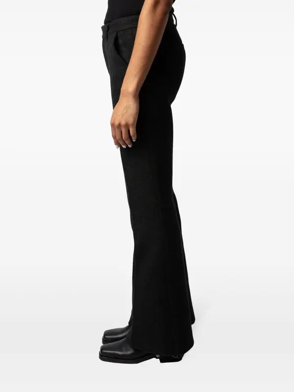 Zadig&Voltaire Prevy Flared Trousers - Black
