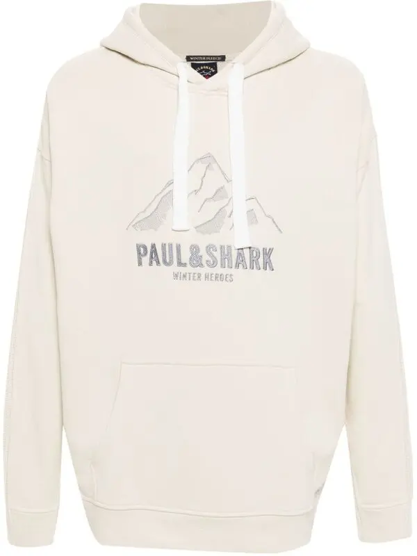 Paul & Shark Logo-embroidered Hoodie