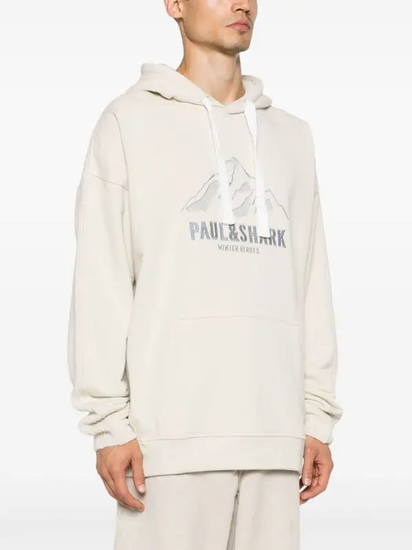 Paul & Shark Logo-embroidered Hoodie