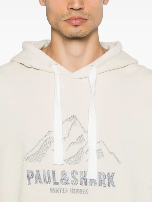 Paul & Shark Logo-embroidered Hoodie