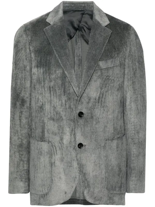 LARDINI Corduroy Blazer - Grey