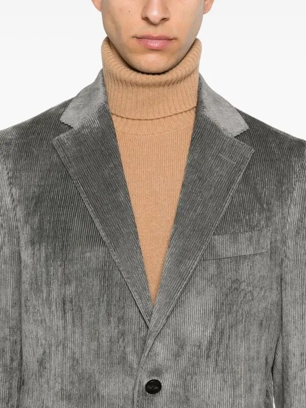 LARDINI Corduroy Blazer - Grey